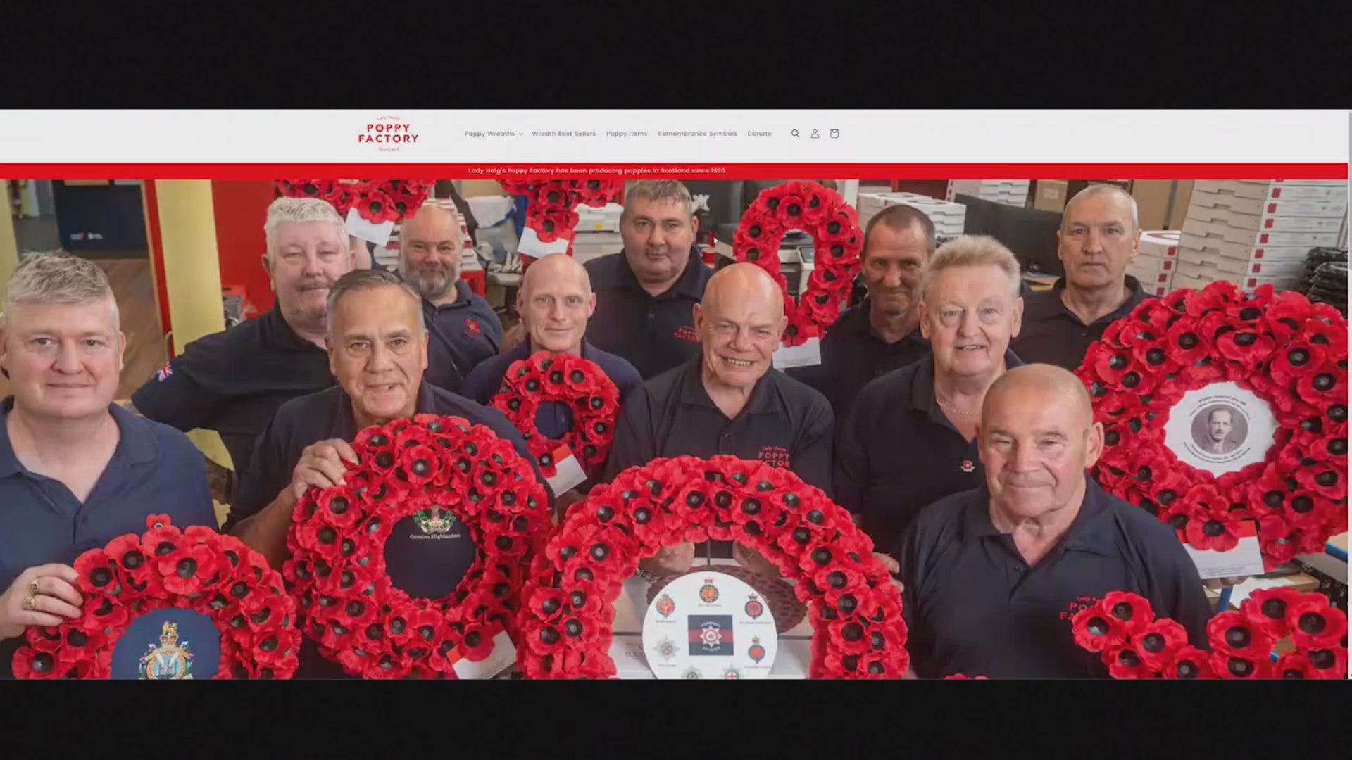 Poppy Wreaths | Lady Haig's Poppy Factory