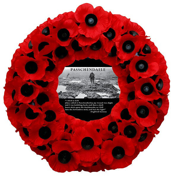 No. 2 Passchendaele Commemorative Wreath (17") | Lady Haig's Poppy ...